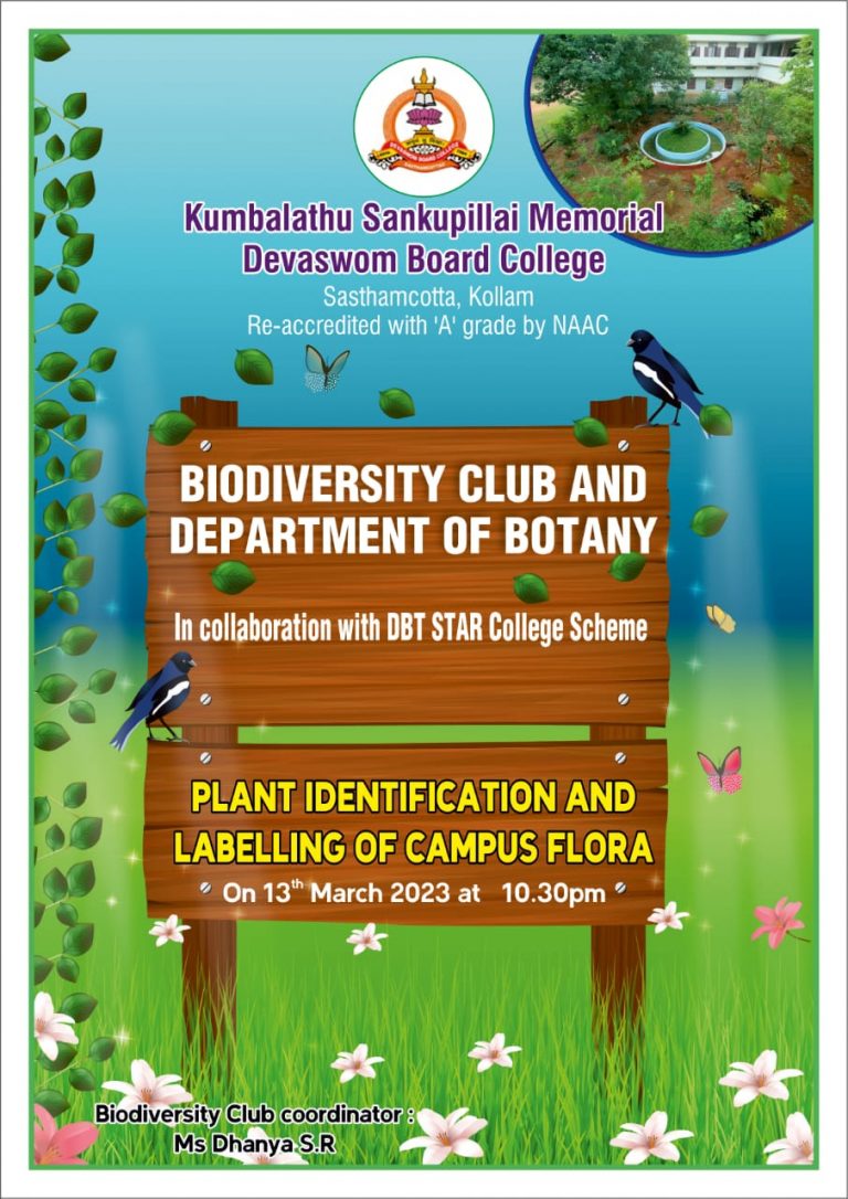 Plant Identification And Labelling Of Campus Flora – Kumbalathu ...